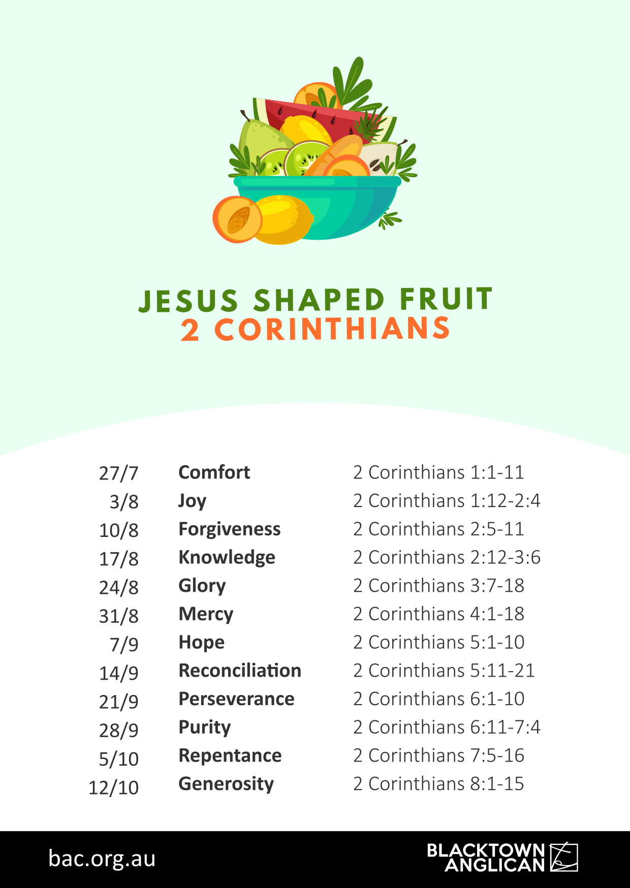 2 Corinthians 1-8 – Blacktown Anglican